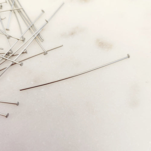 Flat Head Pin (stainless steel) – Inspire Me Online