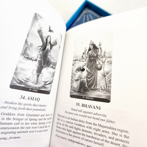 Inspirational Goddesses Oracle Cards (36 cards & guide book) – Inspire ...