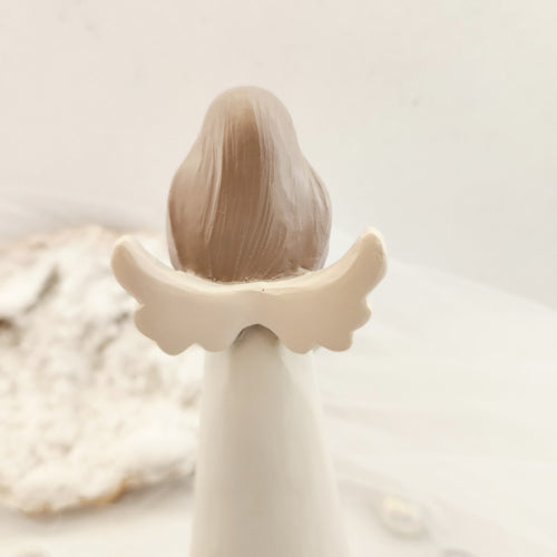 Love Angel Figurine With Blue Flowers (approx 18.56x6x5cm) – Inspire Me ...