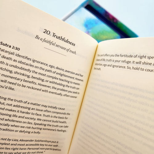 Yoga Wisdom Oracle Cards (40 cards & guidebook) – Inspire Me Online