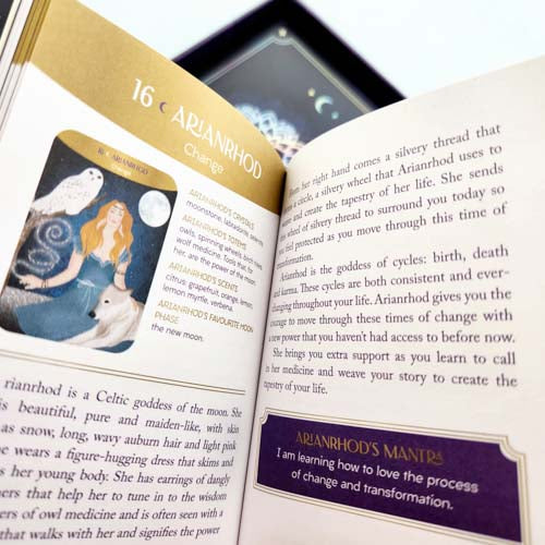 Moon Goddess Oracle Cards (36 cards & guidebook) – Inspire Me Online