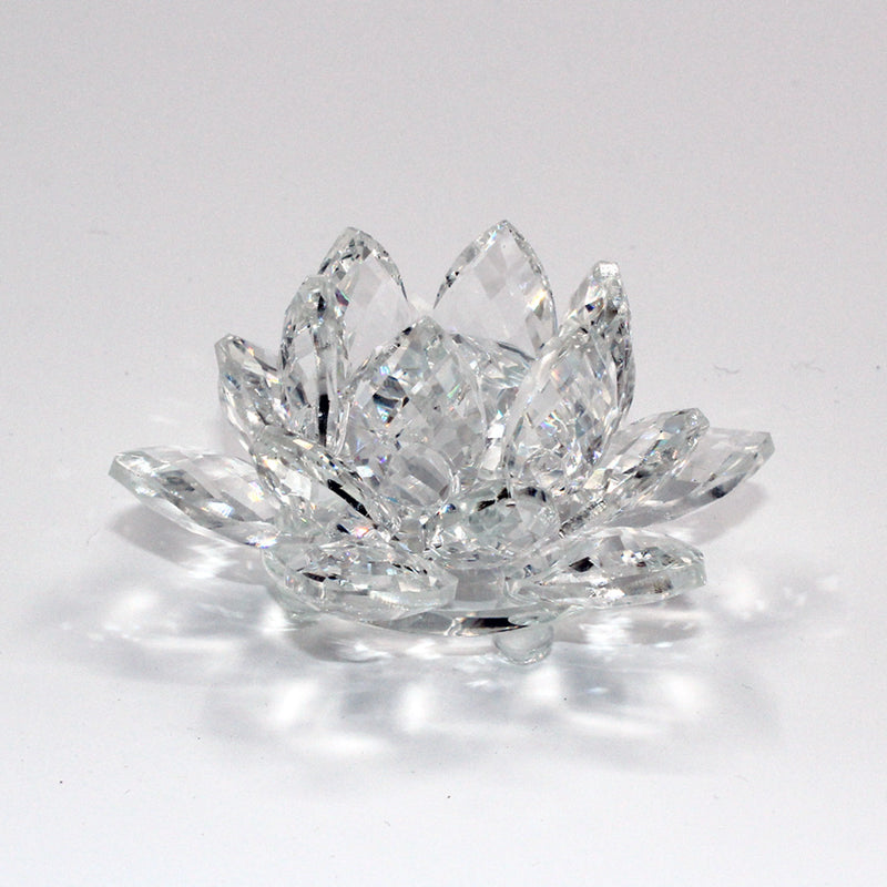 Glass Lotus Flower (approx. 8.5x8.5x5cm) – Inspire Me Online