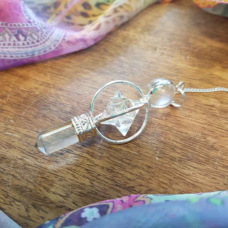 Quartz Merkaba Pendulum – Inspire Me Online