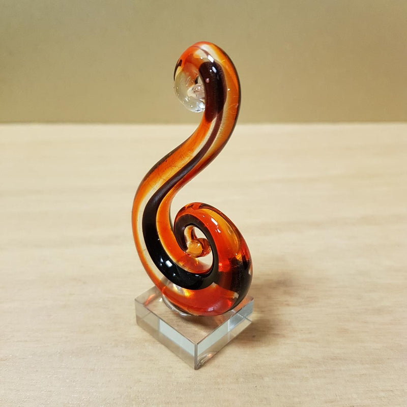 Red & Black Double Spiral Koru – Inspire Me Online