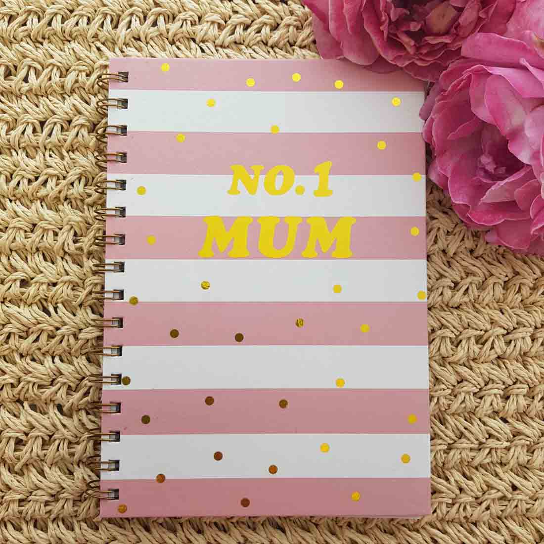 No.1 Mum Notebook (approx. 15.5x21x1.5cm) – Inspire Me Online