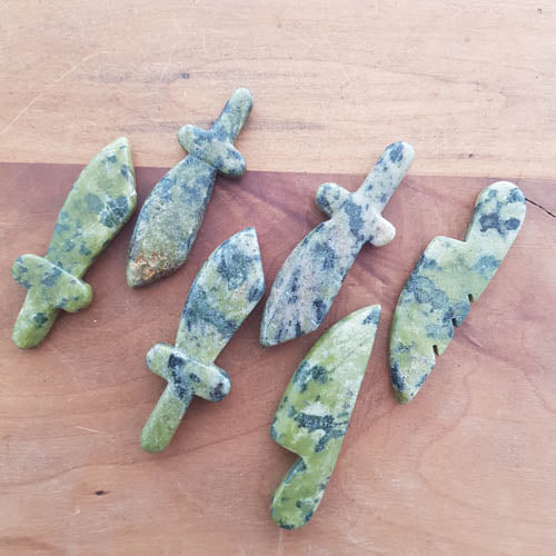 Serpentine Dagger (assorted shapes. approx. 5-5.5x1.5-2 – Inspire Me Online