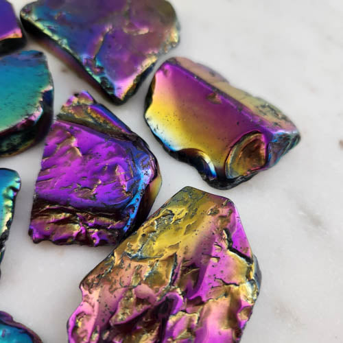 Titanium Look Polished Slab (assorted. approx. 3.4-6x2.7-4.5cm ...