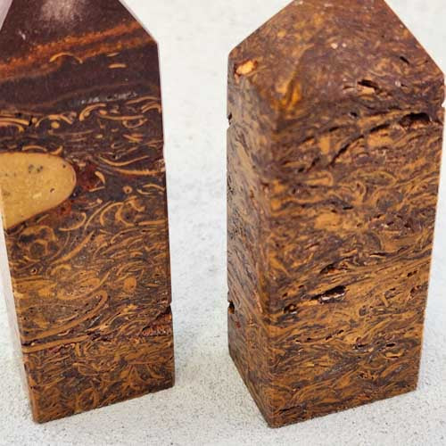 Calligraphy Stone Polished Obelisk aka Miriam Stone & Elephant Skin Ja ...