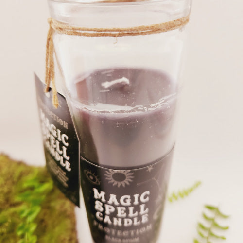 Black Opium Protection Magic Spell Candle (approx. burn time 25 hrs ...